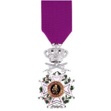 Ridder Leopoldsorde Militair Groot model in metaal | P. De Greef